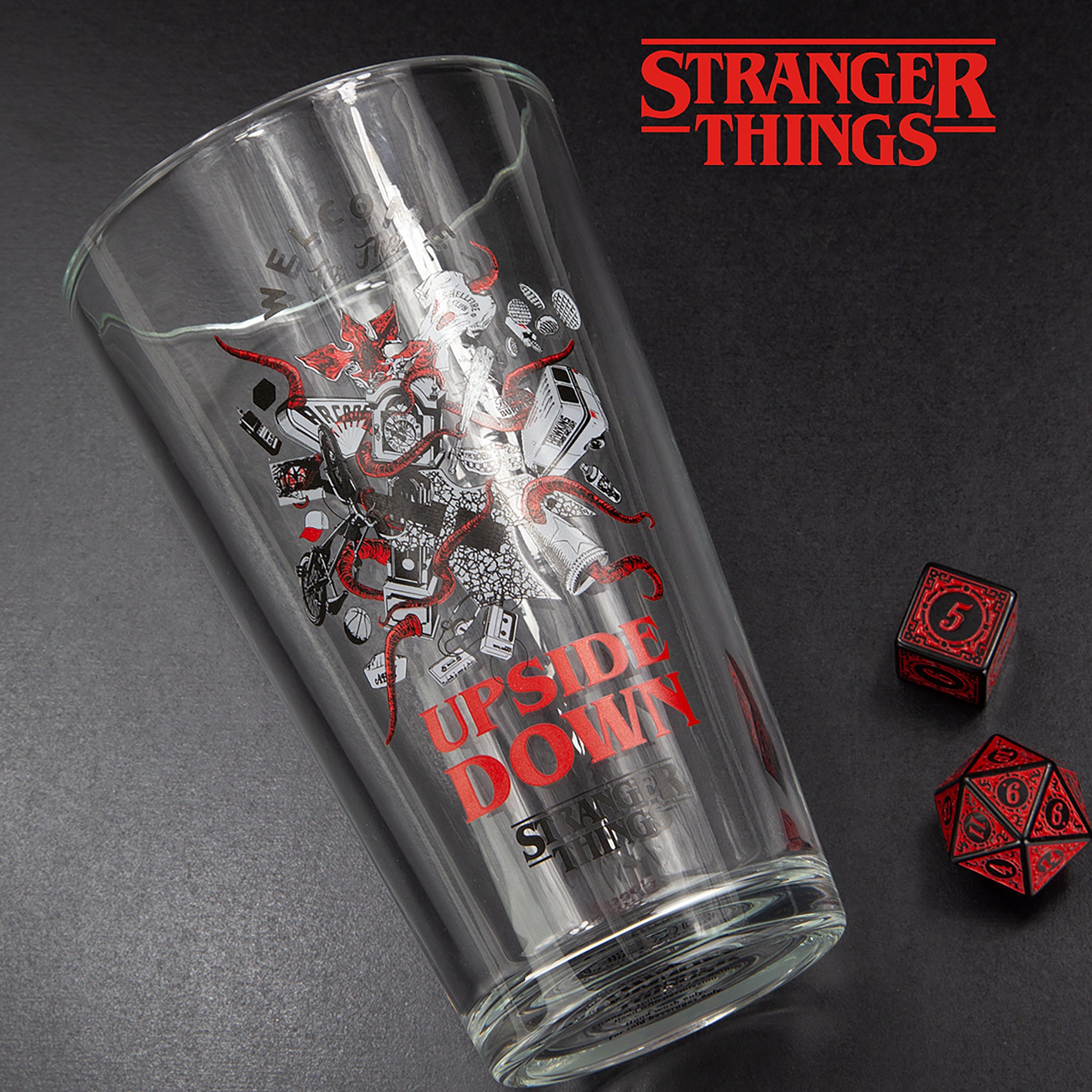 Stranger Things Pint Glass | Stranger Things Gift – Kimm & Miller