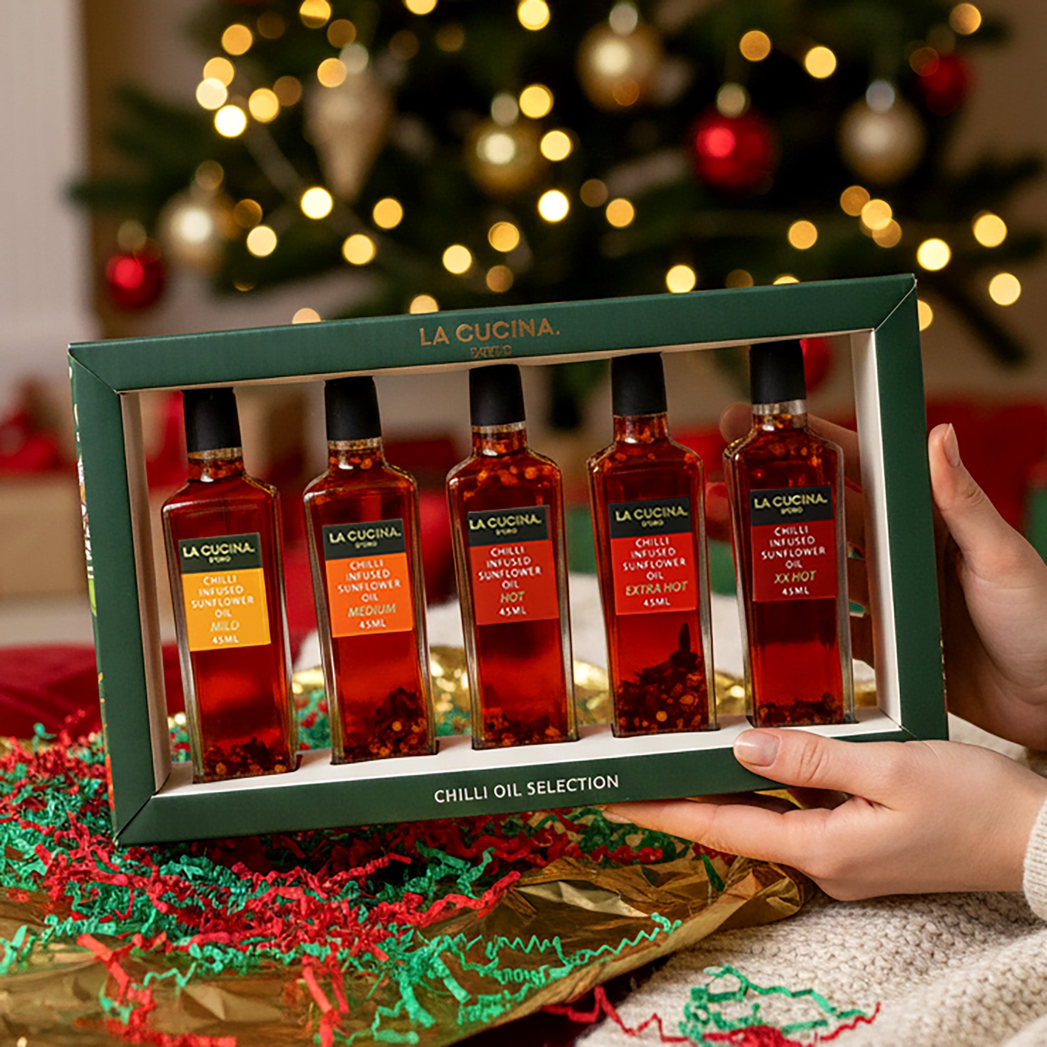 Chilli Infused Oil Gift SetHot Chilli Oil Gift Set | 5 Spicy Flavoured ...